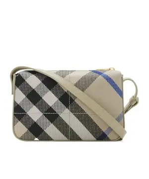 Burberry Snip Check Pattern Crossbody Bag - Licheniformis