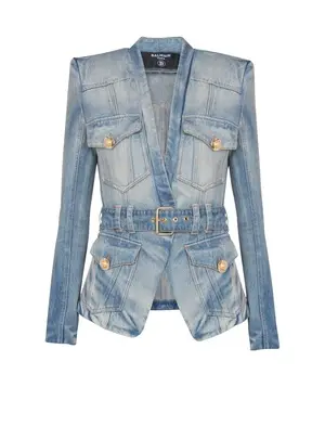 Balmain Denim Jackets For Women