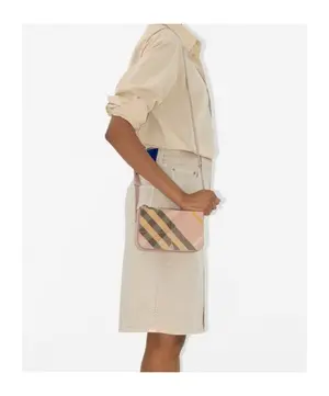 Burberry Small Checked Crossbody Bag