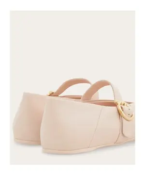 FERRAGAMO Gancini Buckle Flats - Ballet