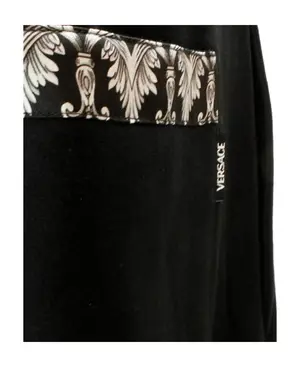Versace Rear Baroque-printed Elasticated Waistband Trousers