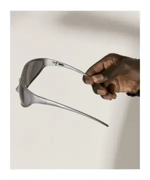 Balenciaga Wrap-around Sports Sunglasses