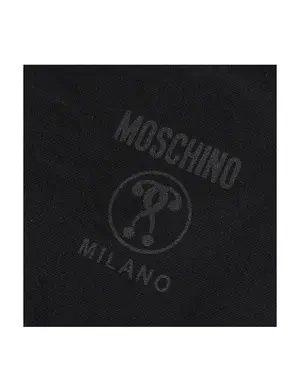 Moschino Logo Scarf - Black