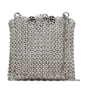 Rabanne 1969 Iconic Disc Shoulder Bag - Gray