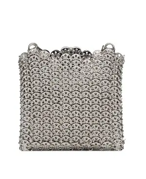 Rabanne 1969 Iconic Disc Shoulder Bag - Gray