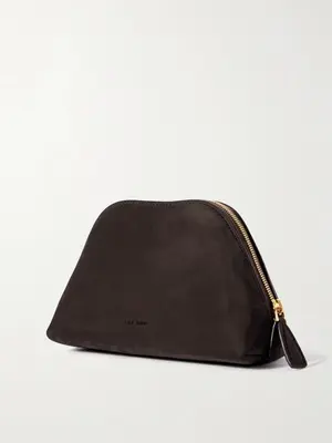 THE ROW Devon Mini Clutch - Chocolate
