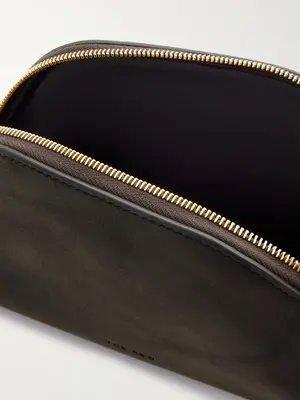 THE ROW Devon Mini Clutch - Chocolate