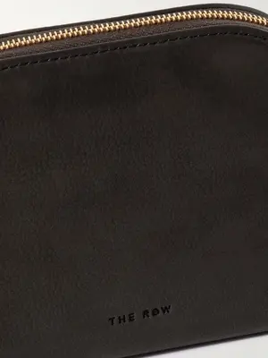 THE ROW Devon Mini Clutch - Chocolate