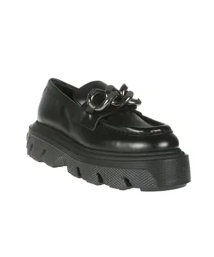 Casadei Chain-link Slip-on Loafers