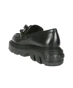 Casadei Chain-link Slip-on Loafers