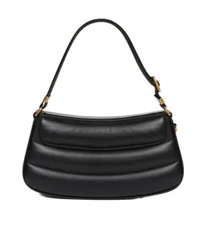 Stella McCartney S-wave Logo Plaque Foldover Shoulder Bag
