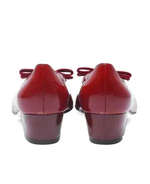 FERRAGAMO Bow Detailing High Heel Pumps - Red