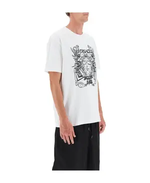 Versace Medusa Head-printed Crewneck T-shirt