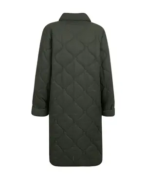 A.p.c. Sarah Quilted Buttoned Coat