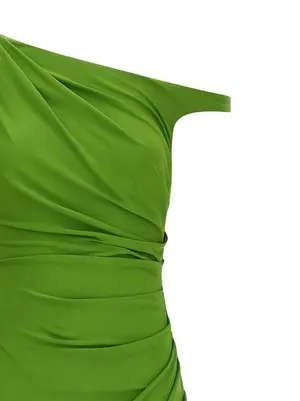 Elisabetta Franchi One-shoulder Draped Dress