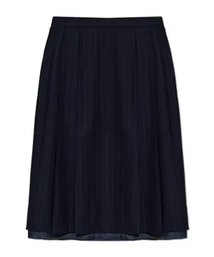 MAISON MARGIELA Striped Mini Skirt - Black
