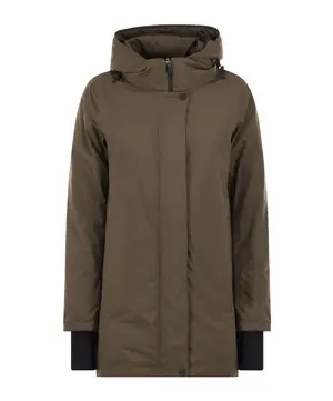 Herno Hooded Down Jacket - Brown