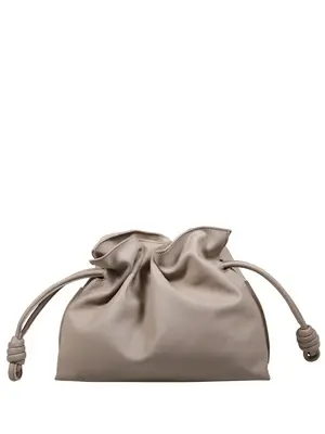 Loewe Medium Flamenco Clutch Bag - Sand-colored