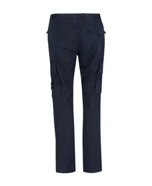 Stone Island Logo Patch Cargo Pants
