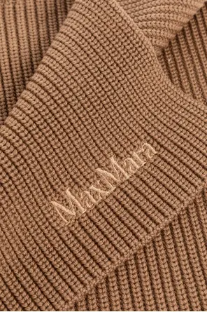 Max Mara Logo Motif Scarf