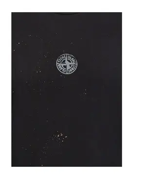Stone Island Compass-motif Crew-neck T-shirt
