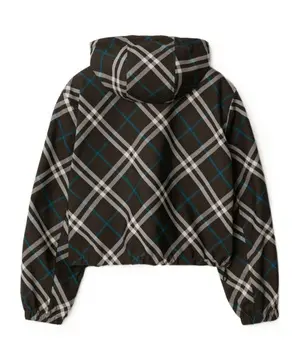 Burberry Checked Reversible Hooded Jacket