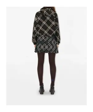 Burberry Checked Reversible Hooded Jacket