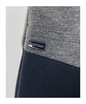 Emporio Armani Elasticated Color-blocked Casual Pants