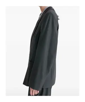 LEMAIRE Double-breasted Tailored Jacket - Grey