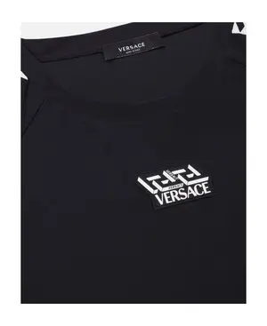 Versace La Greca Panel Short-sleeve T-shirt
