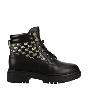 Michael Kors Monogram Lace-up Ankle Boots
