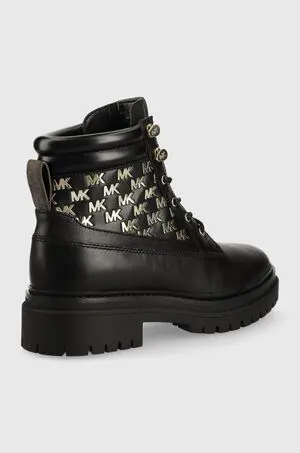 Michael Kors Monogram Lace-up Ankle Boots