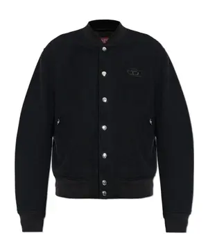 DIESEL® J-arry-wrd Button-up Jacket - Black