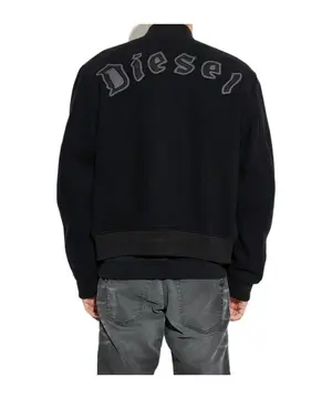 DIESEL® J-arry-wrd Button-up Jacket - Black