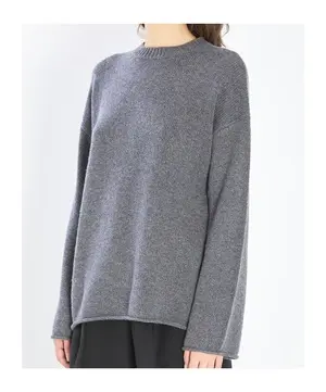 LISA YANG Kristy Crew Neck Sweater - Gray