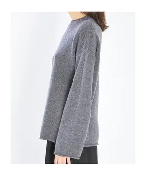 LISA YANG Kristy Crew Neck Sweater - Gray
