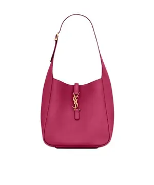 Saint Laurent Leather Shoulder Bag With Logo