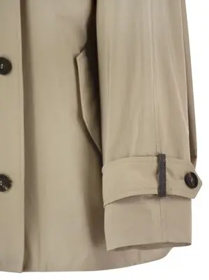 Brunello Cucinelli Double-breasted Hooded Coat
