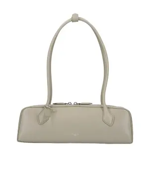 Alaïa Le Teckel Medium Shoulder Bag - Nude
