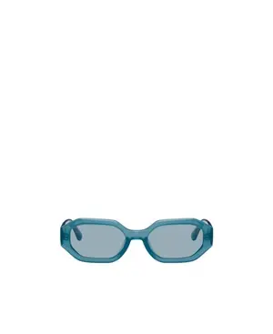 Attico X Linda Farrow Octagon Sunglasses - Blue