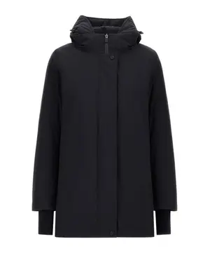 Herno Hooded Down Coat With Two-way Zip Fastening