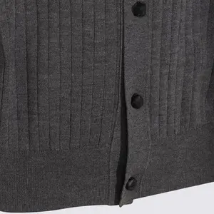 Bottega Veneta Long Sleeved Crewneck Cardigan