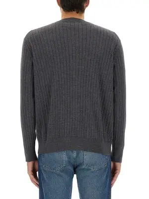 Bottega Veneta Long Sleeved Crewneck Cardigan