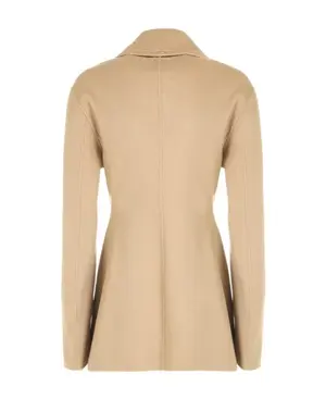 Sportmax Double-breasted Long-sleeved Overcoat