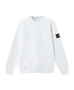 Stone Island Stone Island Logo Patch Crewneck Sweatshirt Sky-blue
