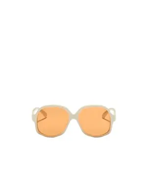 Valentino Garavani Oval Frame Sunglasses - Orange