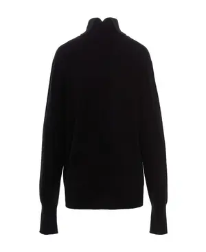 JIL SANDER High-neck Plain Knit Sweater