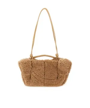 Hereu Textured Knot Shoulder Bag - Sand