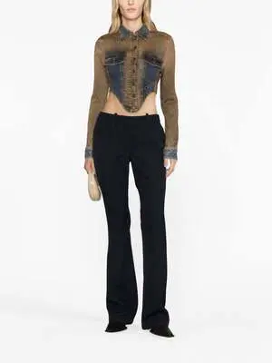 Off-White Low-rise Flared Trousers