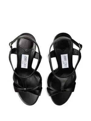 JIMMY CHOO Kesia High Platform Sandals - Black